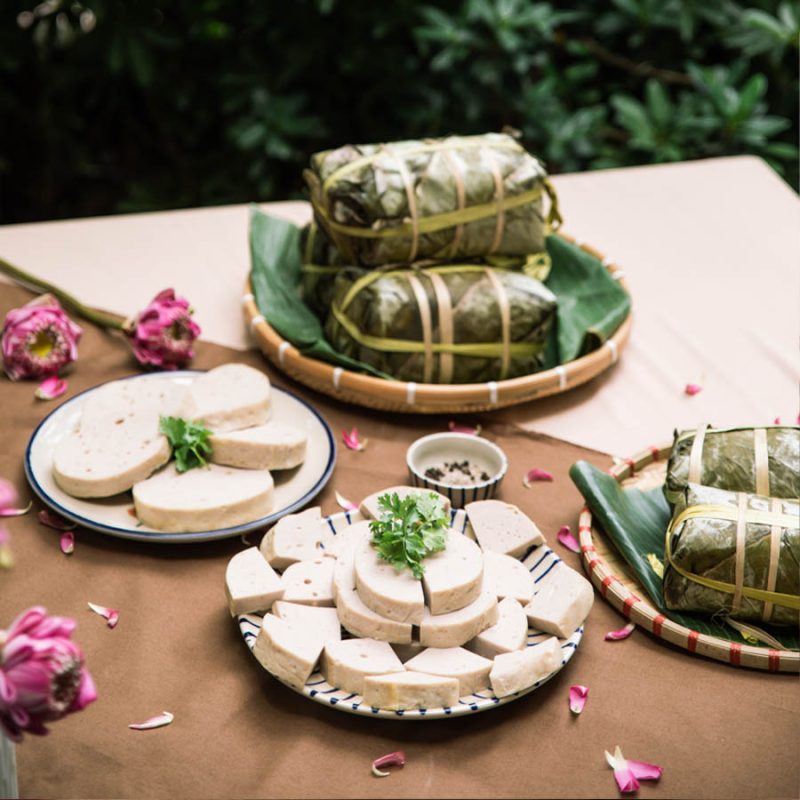 Giò Lụa, Chả Lụa Lá Chuối Truyền Thống Cây 1Kg - 0.5Kg